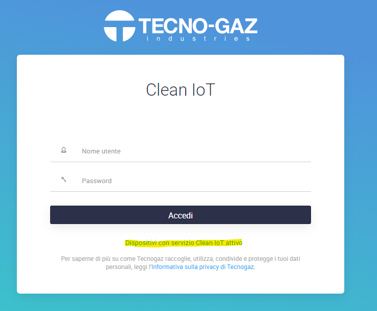 CLEAN IOT - Tecno-Gaz industries